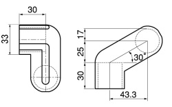 PJ-601L プラスチックジョイント 台車取っ手用| スペーシア公式通販《スパクリショップ》